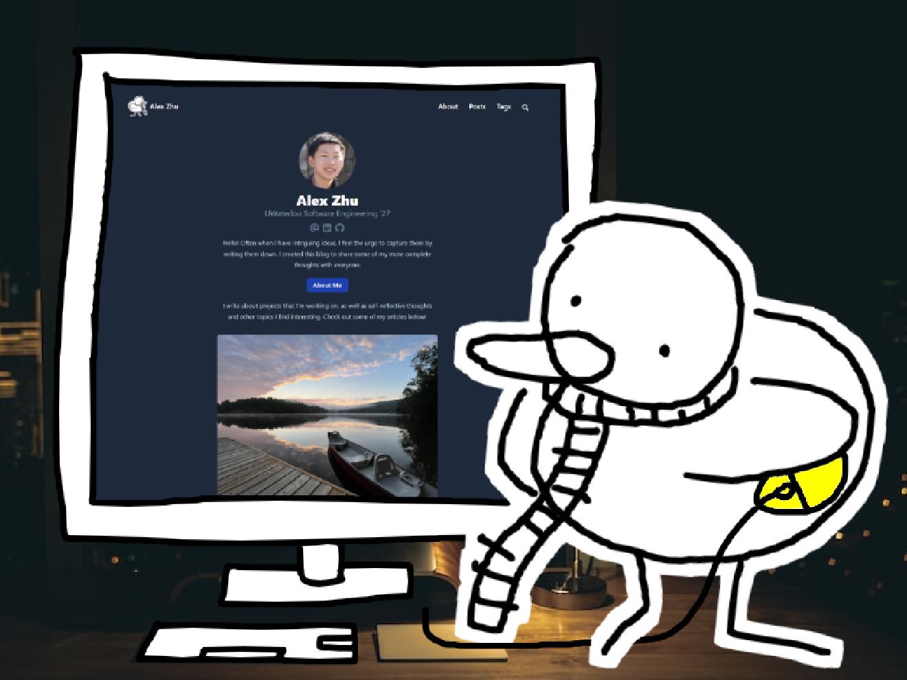 Tutorial: How I Made This Website and You Can Too · Alex Zhu